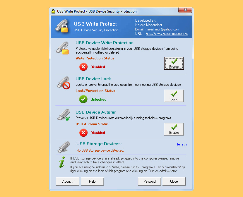 5 Freeware To Lock & Disable USB Drives - Prevent Data Theft In Office