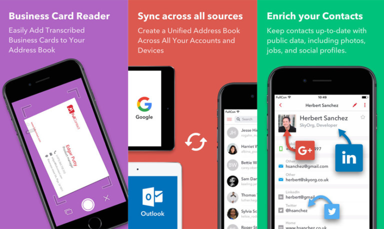10 Business Card Scanner And Organizer Apps For iPhone And Android