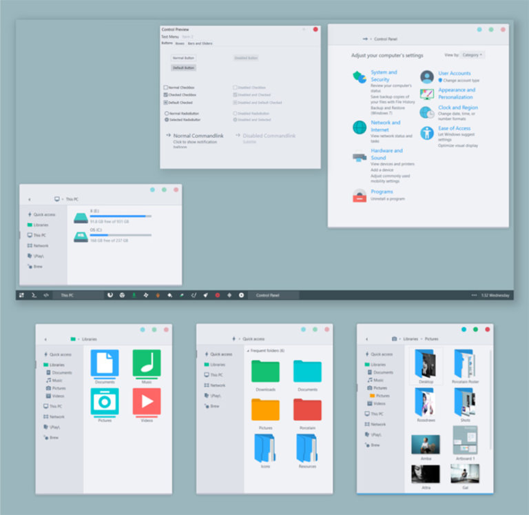 9 Free Windows Skins / Themes - Minimalist And Apple macOS Style