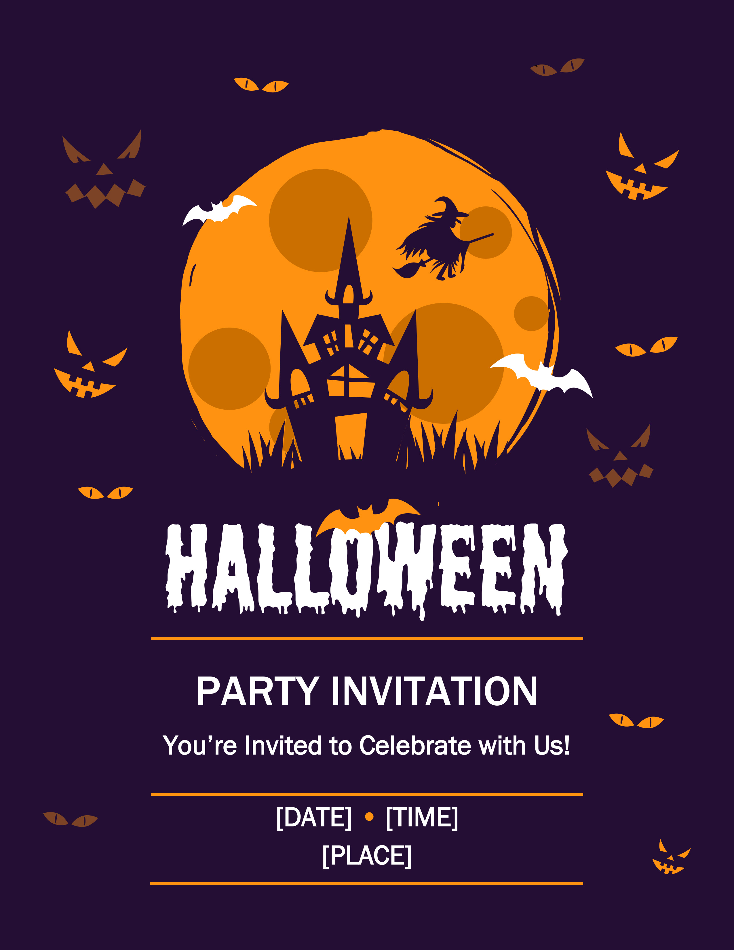 Brosur Halloween Sketsa