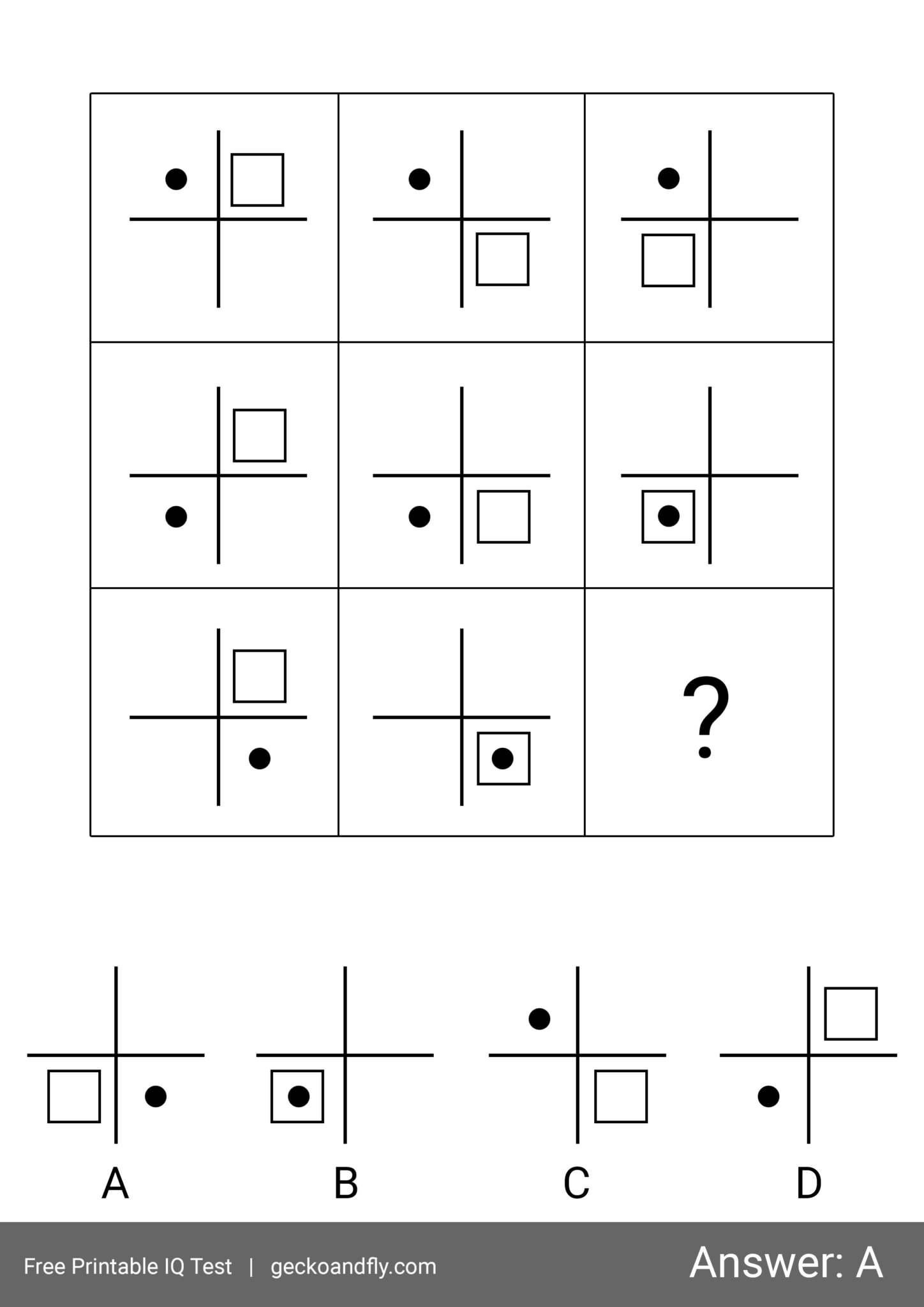 60 Free Printable IQ Test For Kids From 5 to 16 years old [ Part 2 ]