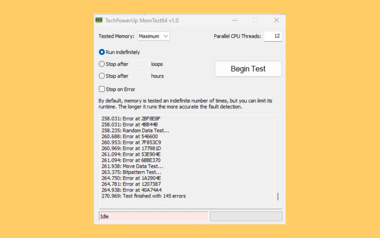 7 Freeware - Test RAM For Bad Memory On Windows, Linux and macOS