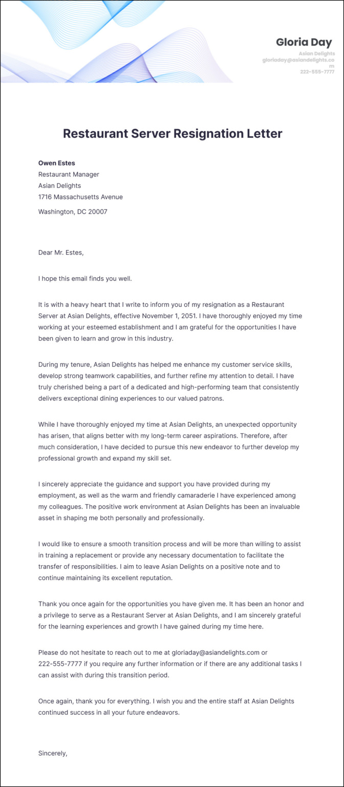 23 Free Editable Simple Resignation Letter Templates