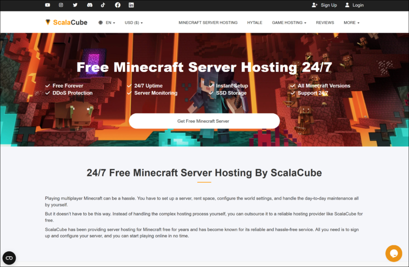 10 Free Minecraft Server For Modded Hosting
